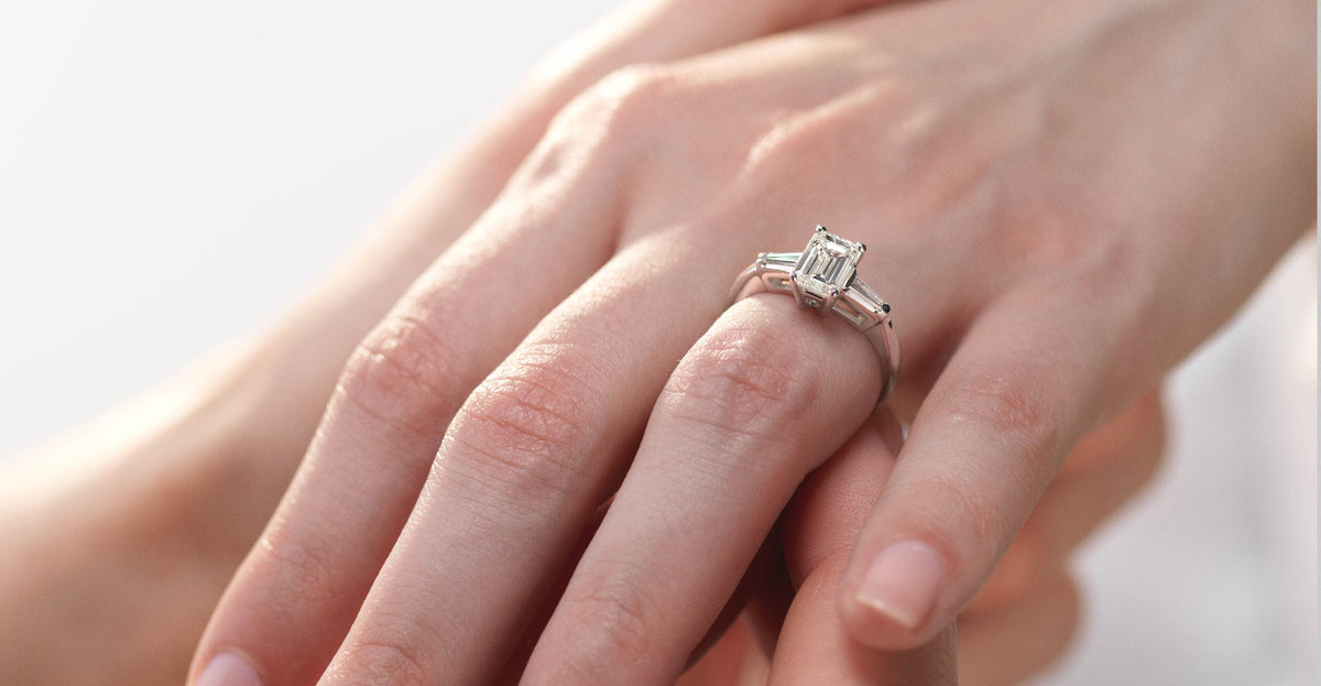 Vintage Emerald Cut Engagement Rings | Art Deco Mid-Century| Vintage ...